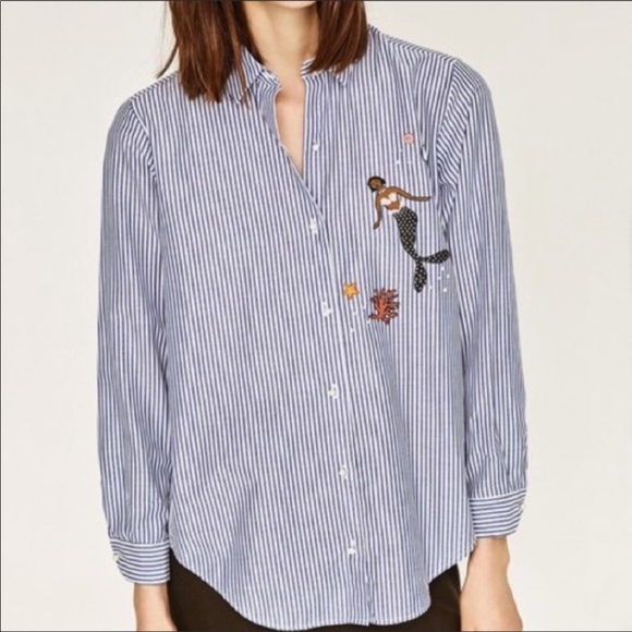 Zara | Tops | Zara Basic Blouse | Poshmark